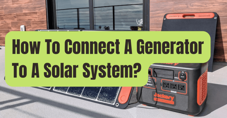 How to Connect a Portable Solar Generator to an Electrical Panel ...