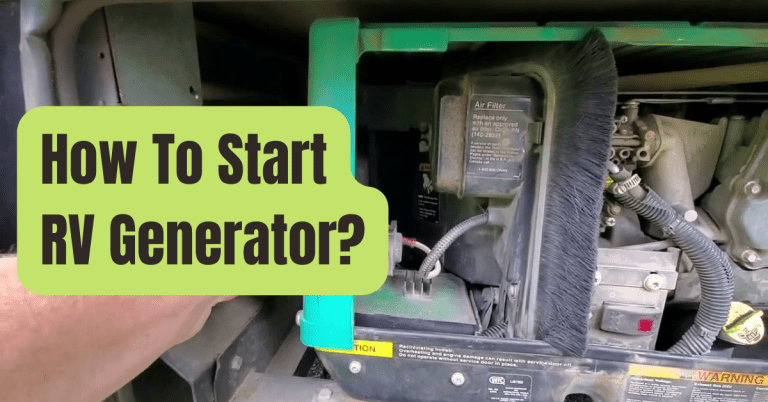 How to Start Your RV Generator & Maintain It - RVing Beginner